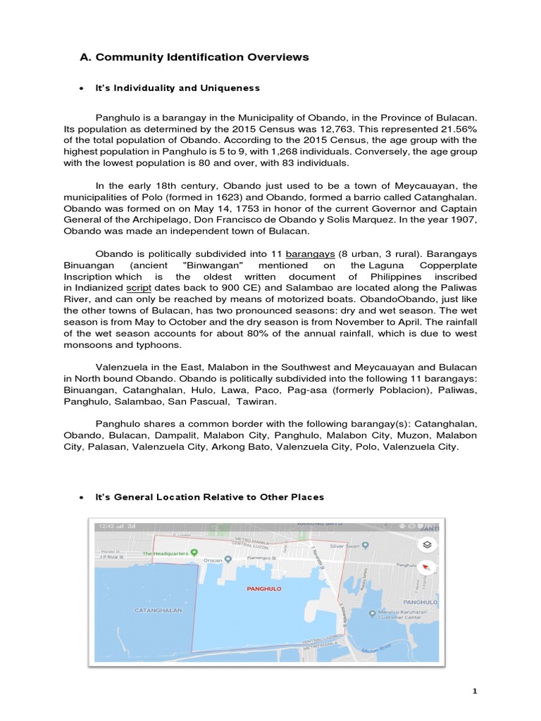 A. Community Identification Overviews: It's Individuality and ...