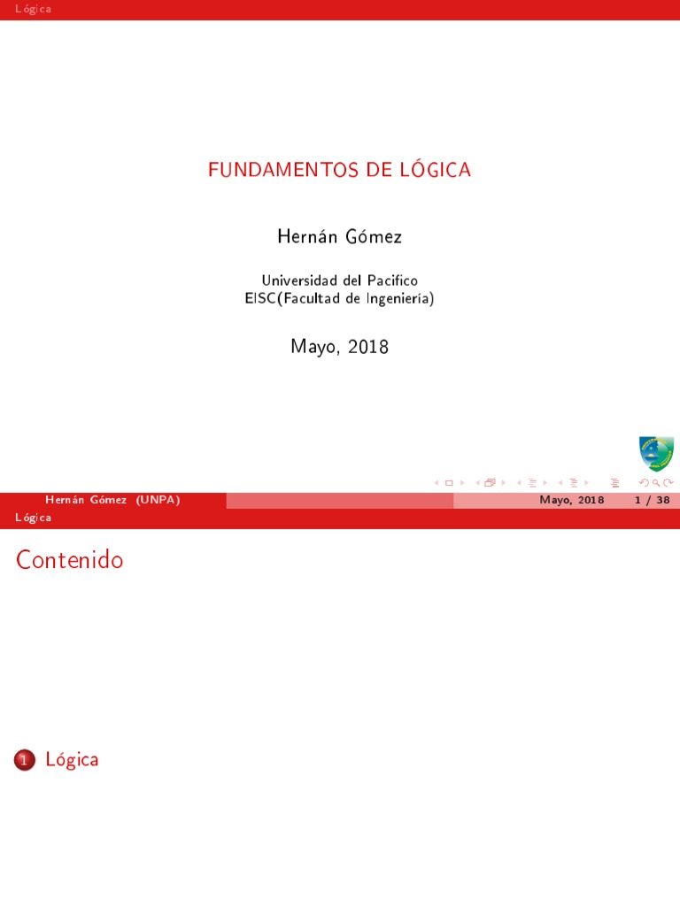 Fundamentos de Logica | PDF | Proposición | Sintaxis (Lógica)