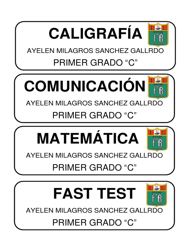 Nombres de Cursos | PDF