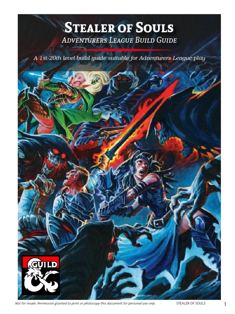 Stealer of Souls (Hexadin) Character Build Guide | PDF | Wizards Of The ...