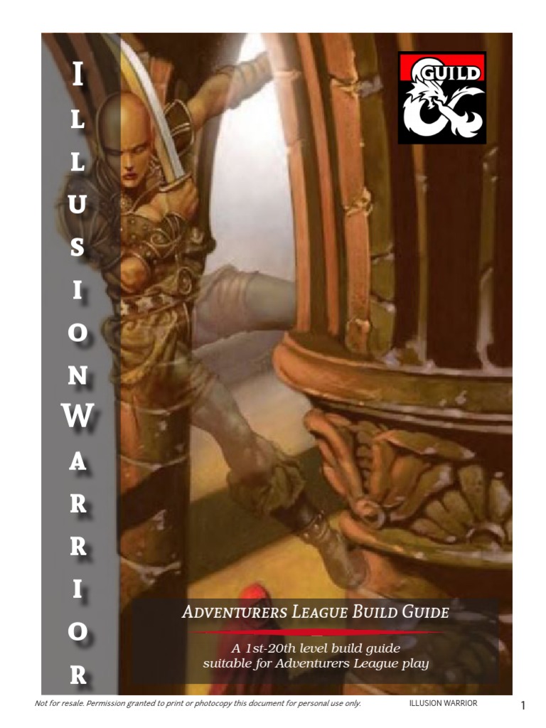 Illusion Warrior Character Build Guide | PDF | Wizards Of The Coast ...
