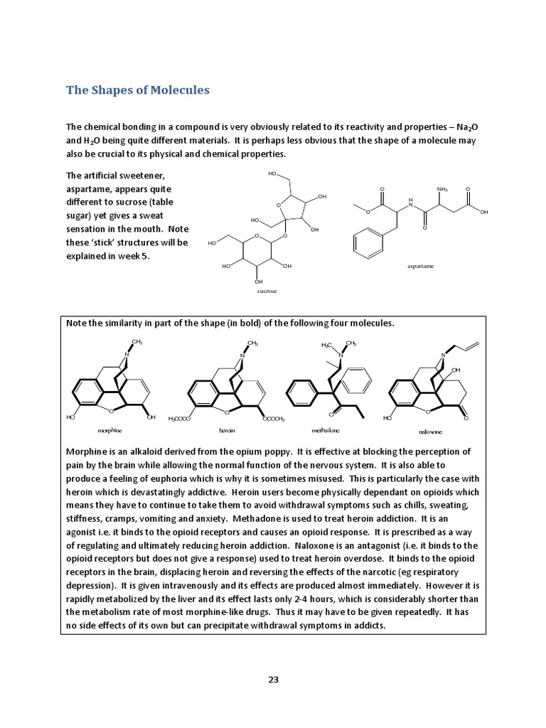 The Shapes and Properties of Molecules | PDF | Covalent Bond | Chemical ...