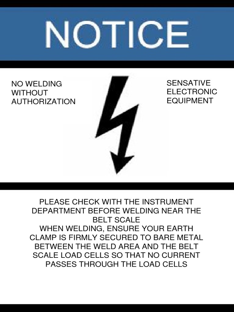 Welding Warning Sign #2 | PDF