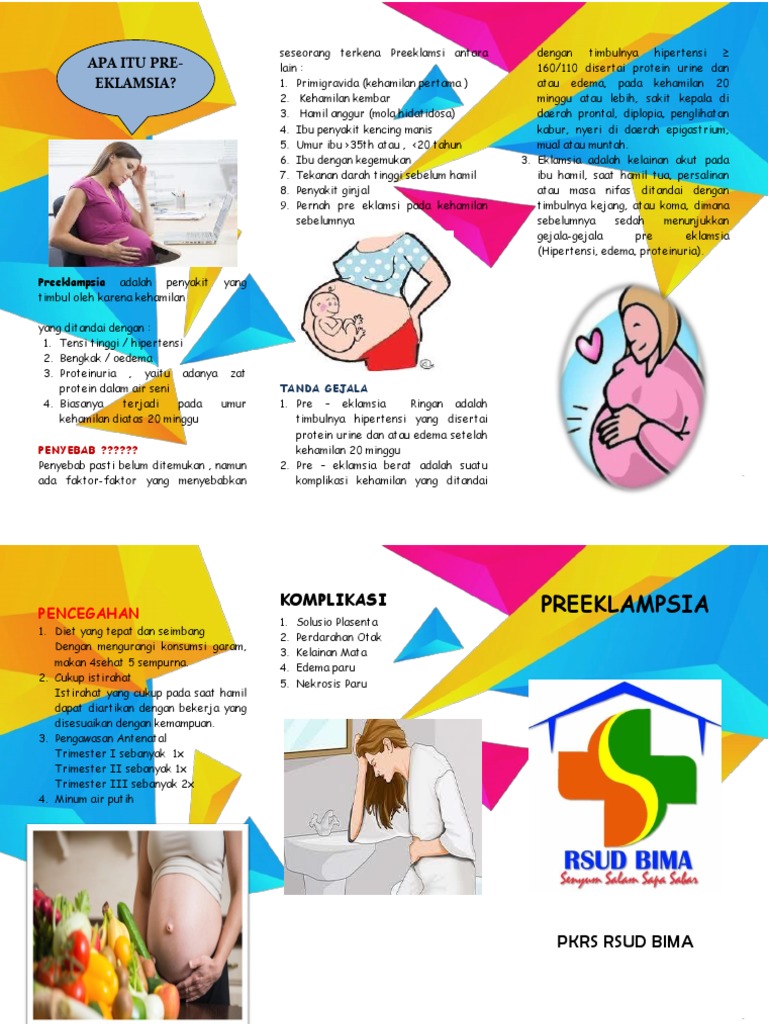Leaflet Preeklamsia | PDF