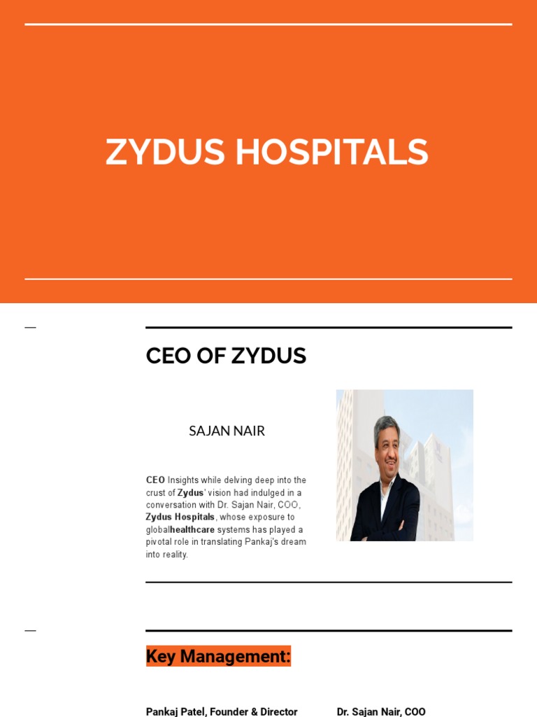 Zydus Hospitals | PDF