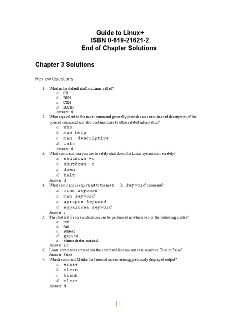CH03 | PDF | Shell (Computing) | Command Line Interface