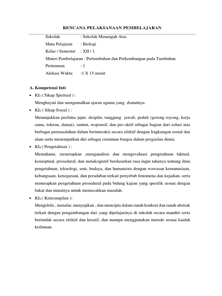 RPP Microteaching | PDF