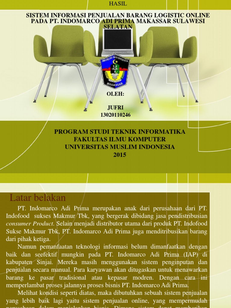 Proposal Skripsi Perancangan Sisitem Infotrmasi | PDF