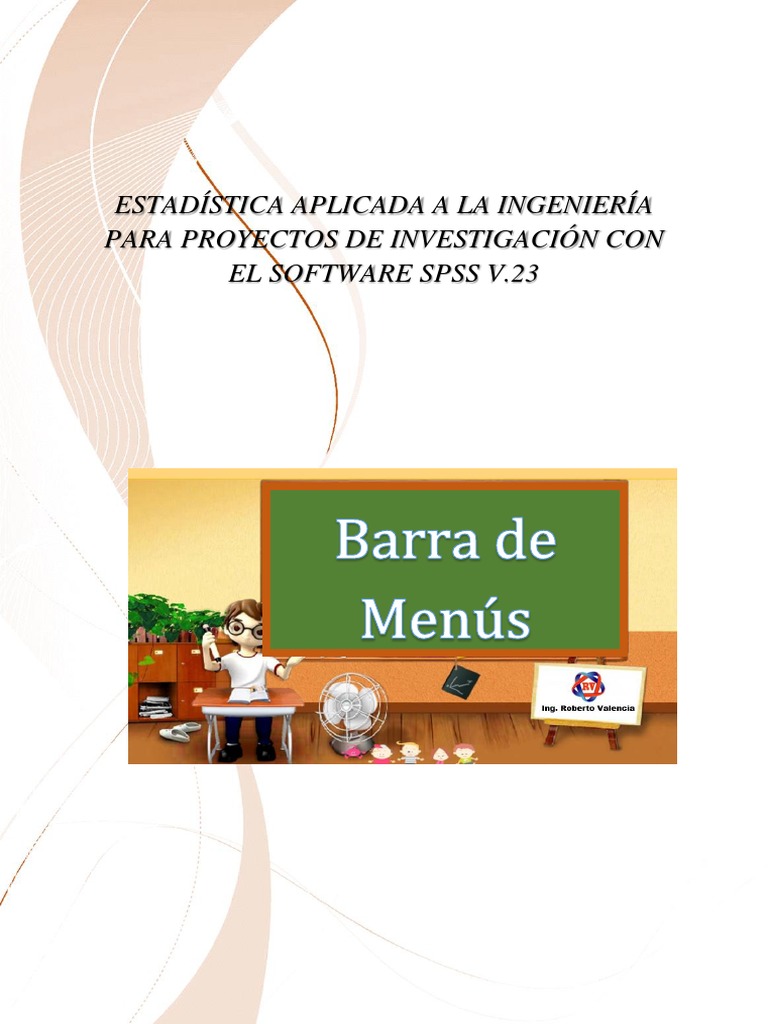 1 Barra de Menus RV SPSS | PDF | Spss | Análisis de regresión