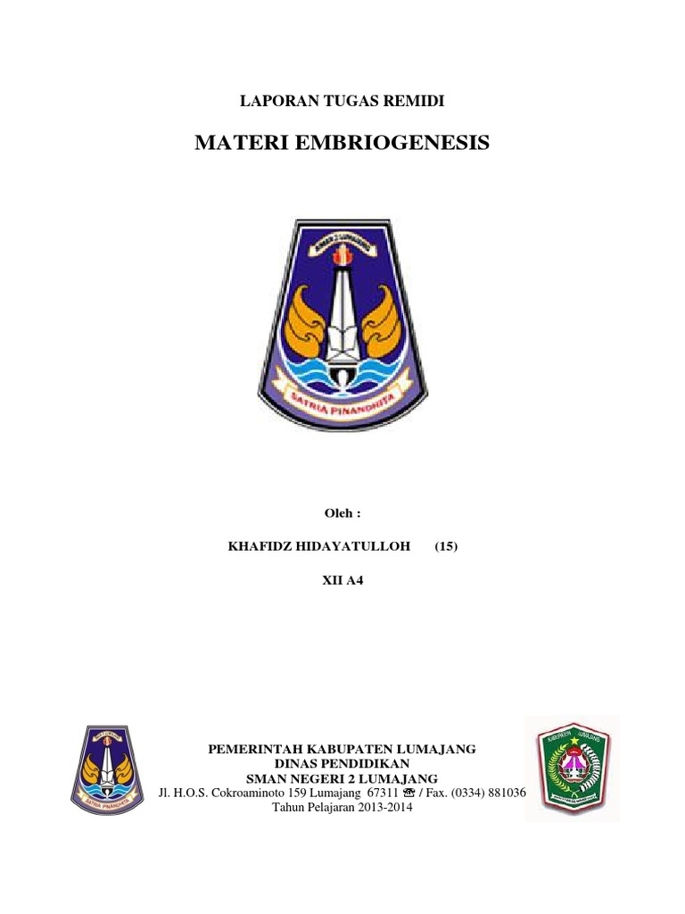 Proses Embriogenesis Manusia Terperinci | PDF | Kesehatan Holistik ...