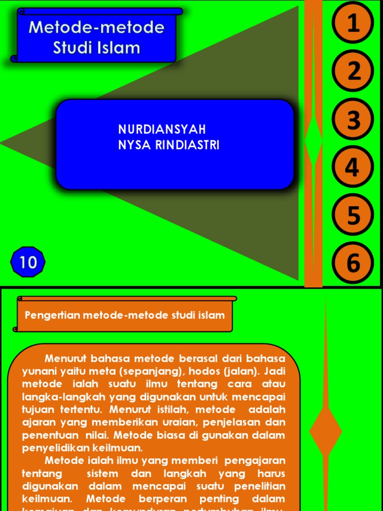 Metode-Metode Studi Islam | PDF