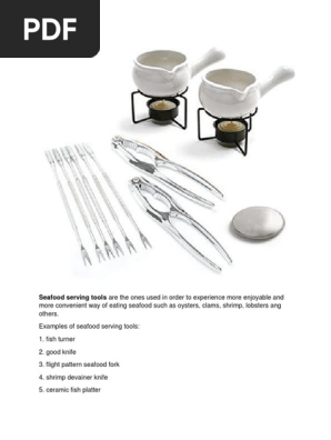 Seafood Serving Kitchen Tools