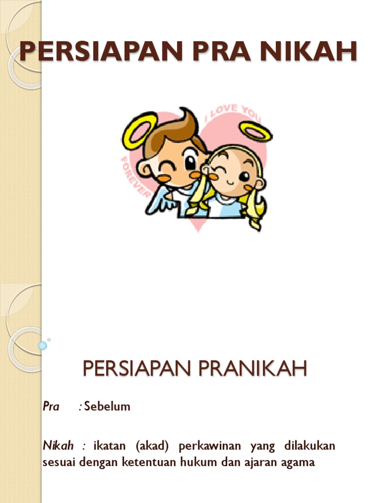 Persiapan Pra Nikah | PDF | Gaya Hidup