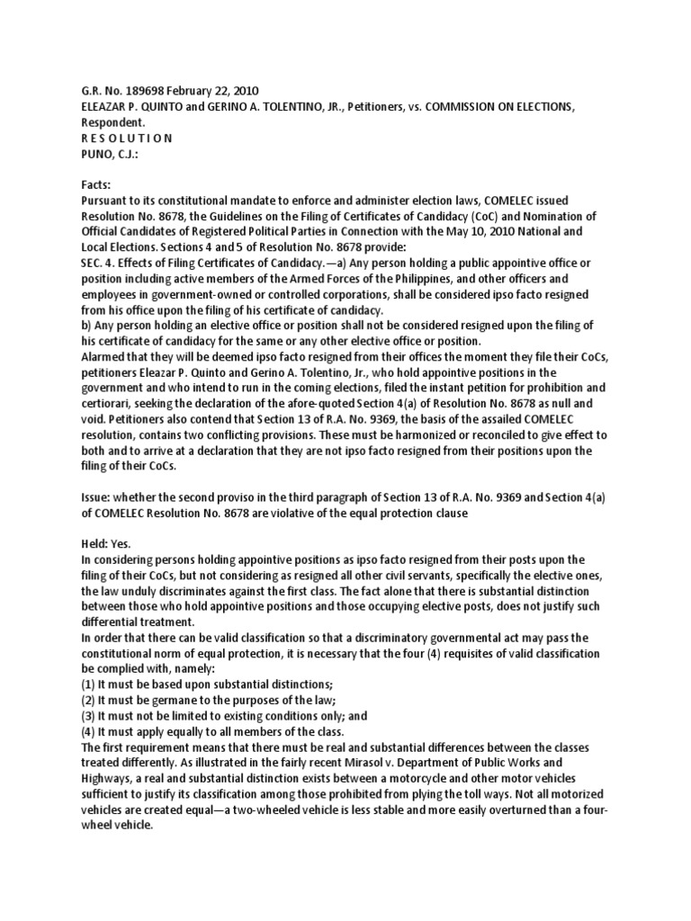 S4 | PDF | Equal Protection Clause | Constitutional Law