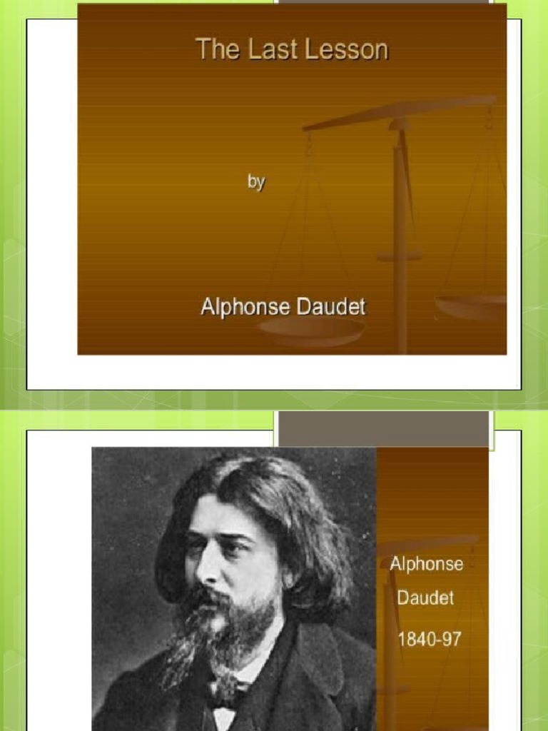 The Last Lesson Class 12th | PDF