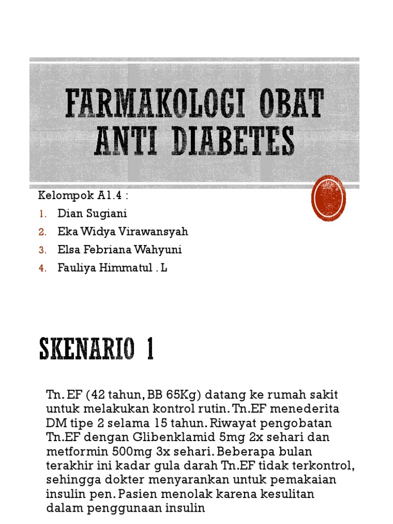 Farmakologi Obat Anti Diabetes Pdf