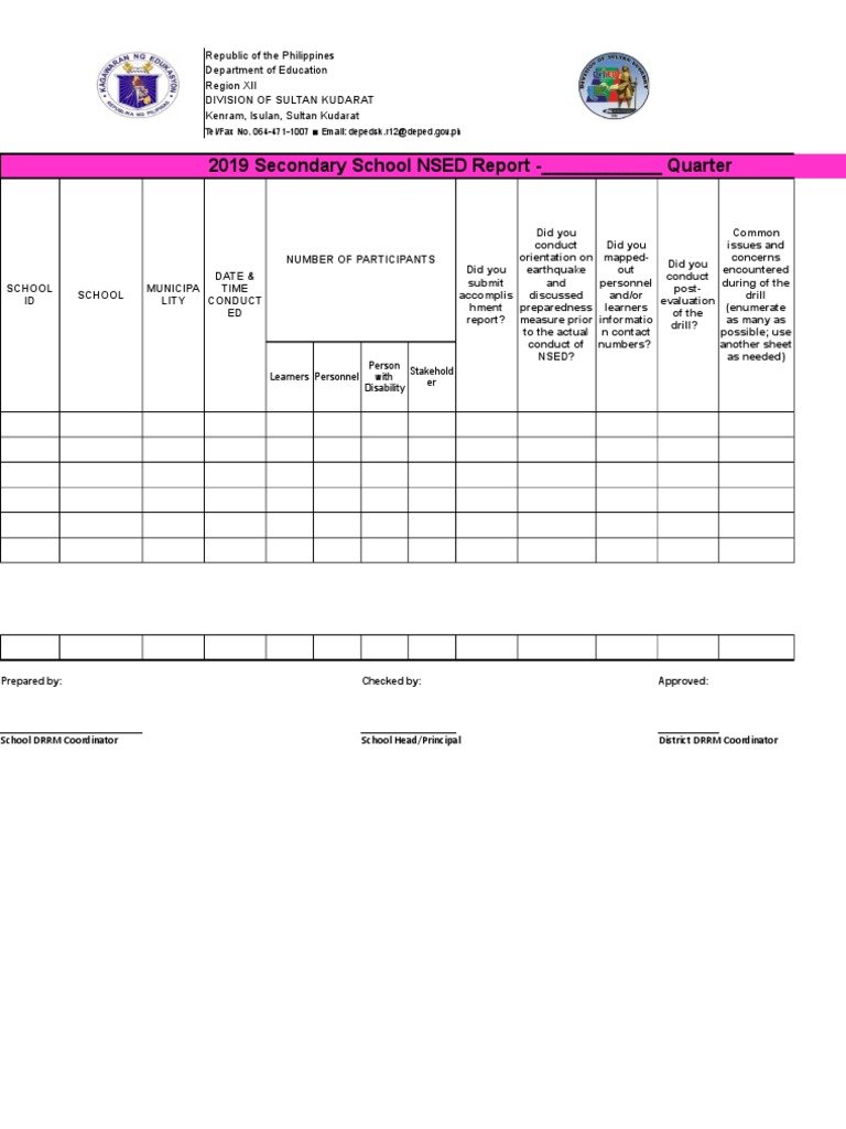 06 Nsed Form 500434 Palavilla Is | PDF | Business