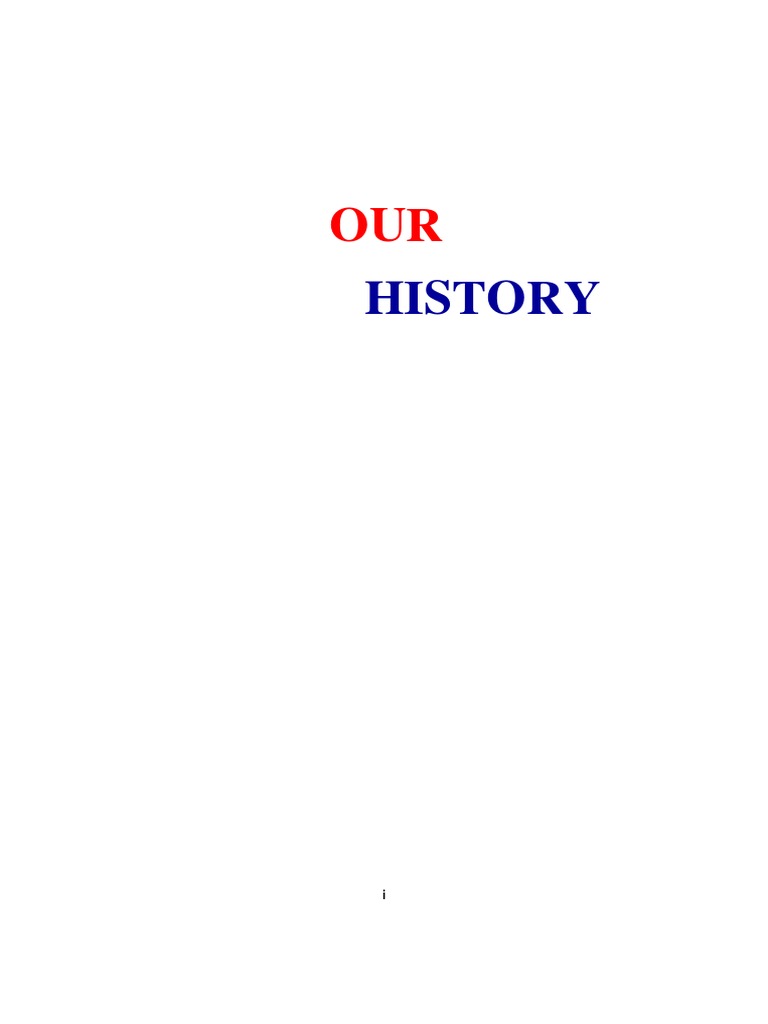 Our History | PDF