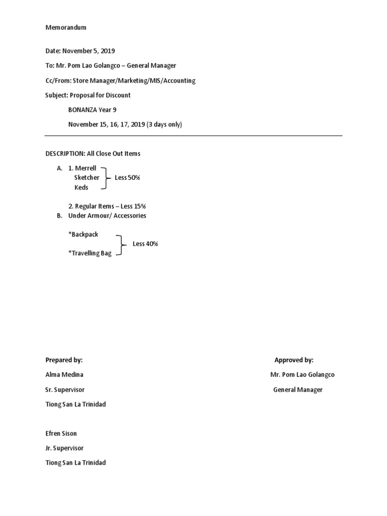 Memorandum Template2 | PDF