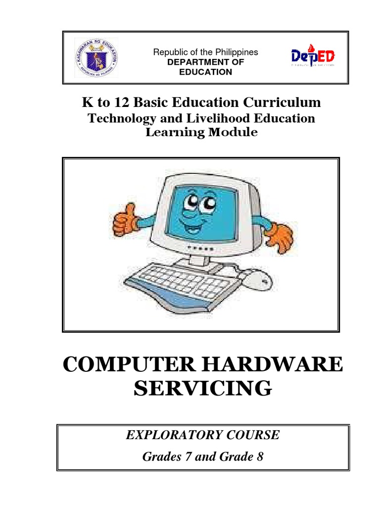 Computer Hardware Servicing Module | PDF | Computer Data Storage | Hard ...