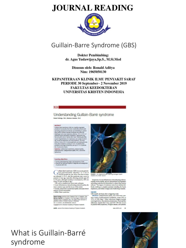 Guillain Barre Syndrome | PDF | Medical Specialties | Clinical Medicine