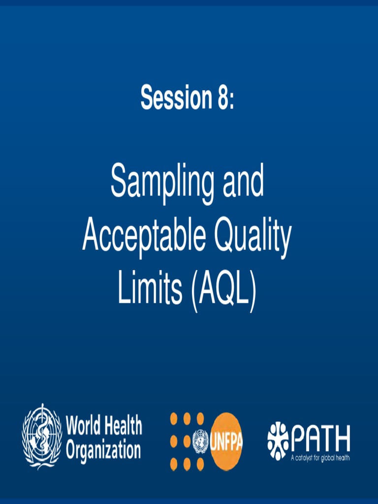 Session 8: Sampling and Acceptable Quality Limits (AQL) | PDF | Sample ...