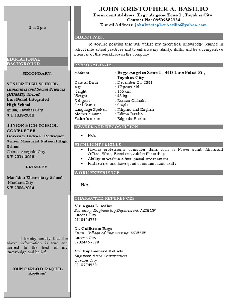 Inclusion Of Sex Education In Senior High School A Quantitative Research Pdf Psychological 