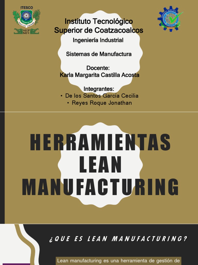 Herramientas de Lean Manufacturing | PDF | Lean Manufacturing | Industrias