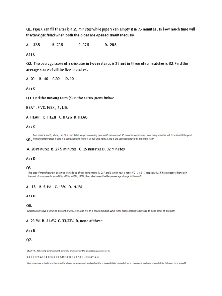 Mock Practice Set For Cape With Answer | PDF | Area | Logical Consequence