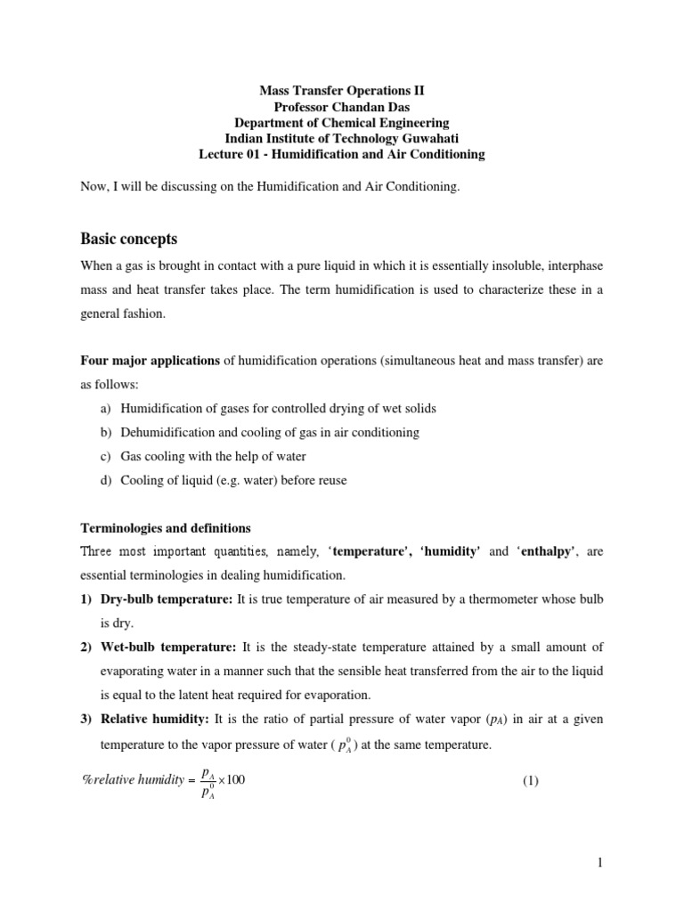 Understanding Humidification and Air Conditioning: Key Concepts ...