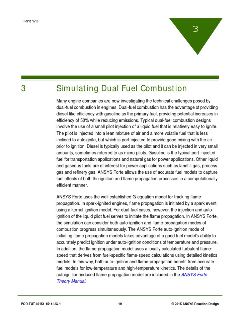 2 Dual - Fuel - Tutorial - r170 PDF | PDF | Combustion | Gases