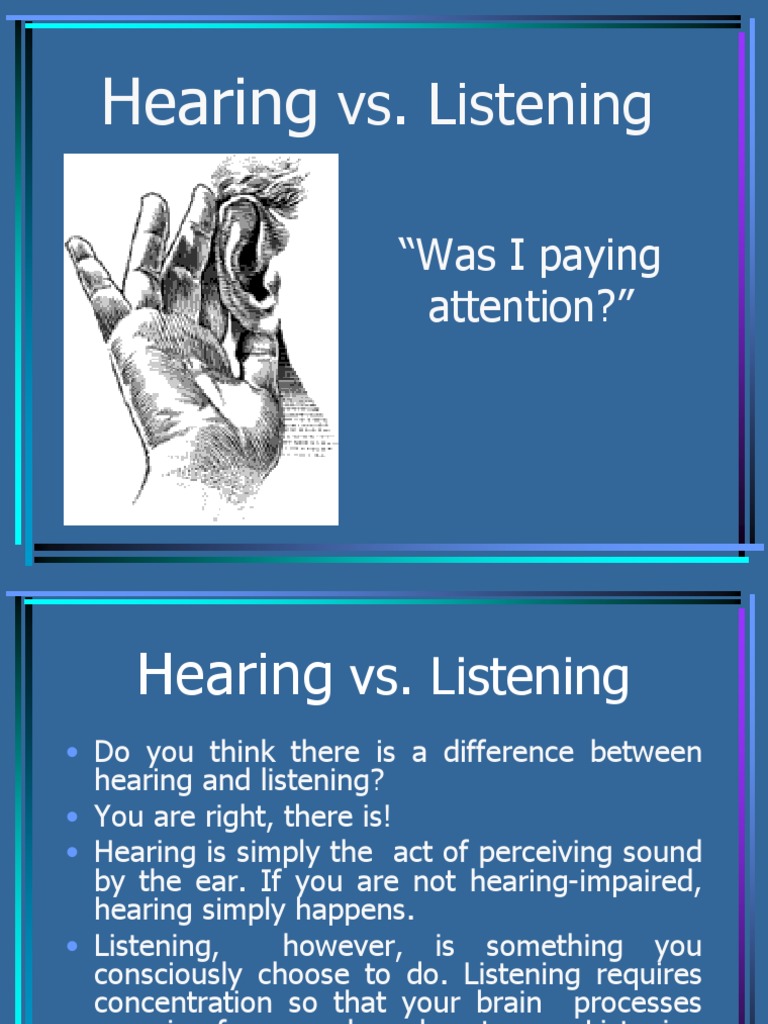 Listening (Theory) | PDF | Bias | Attention