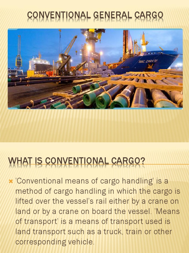 Conventional General Cargo Including Cargo Gears | PDF