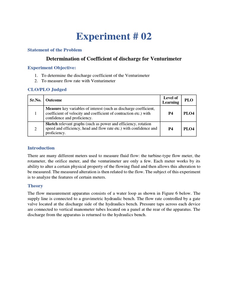 Fluid Mechanics Lab | PDF | Flow Measurement | Fluid Mechanics