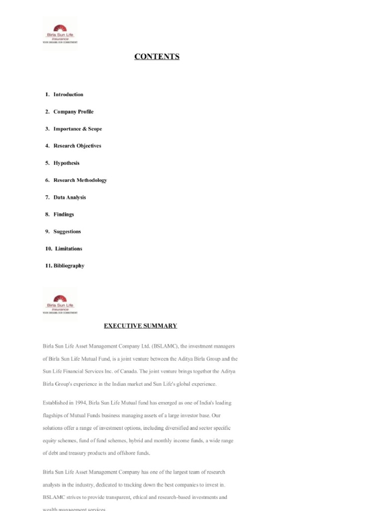 Insurance Project Report MBA | PDF