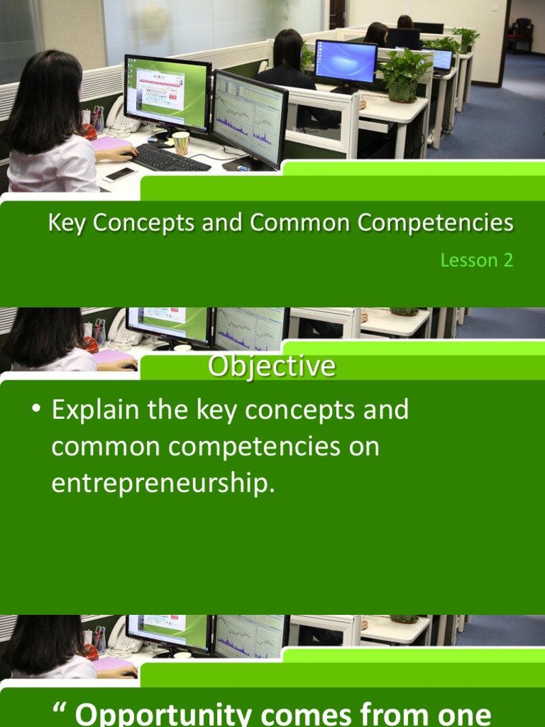 Lesson 2 in Entrepreneurship | PDF | Entrepreneurship | Applied Psychology