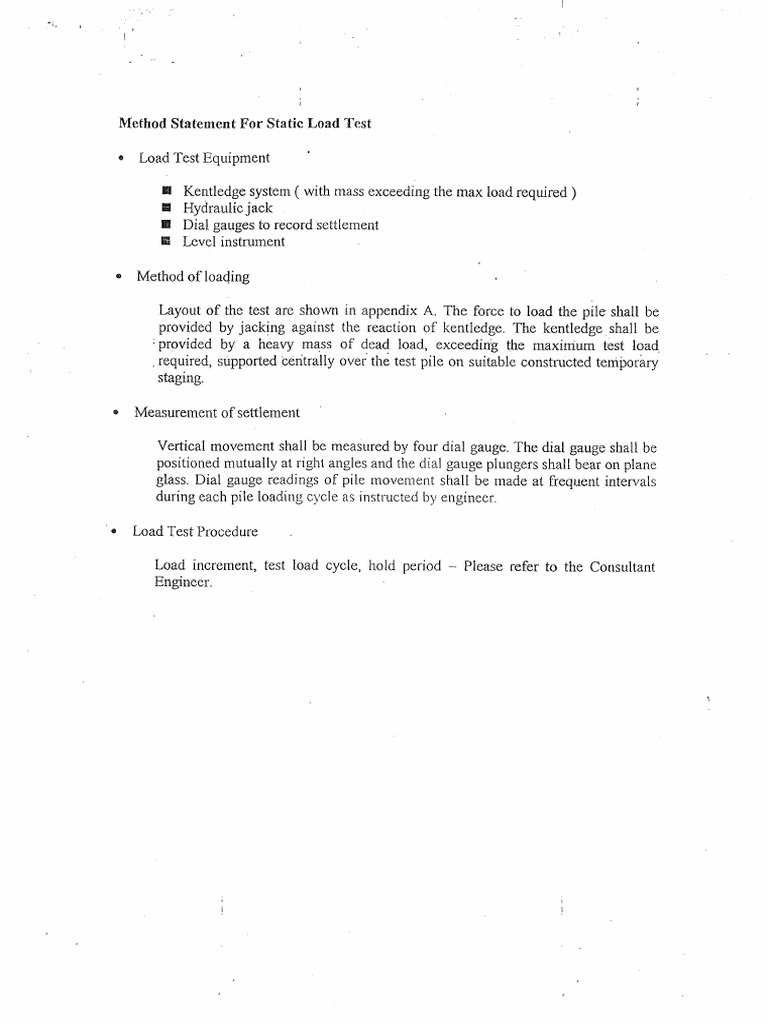 MLT Method Statement | PDF