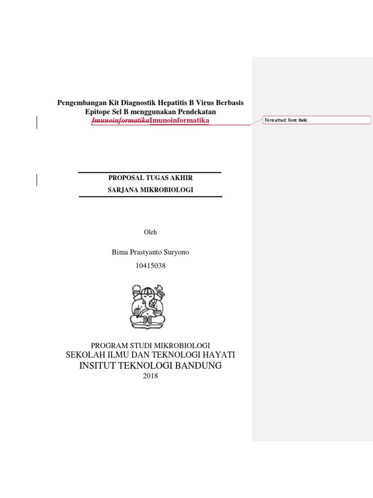 Draft Proposal TA Bima Prastyanto - revHN | PDF