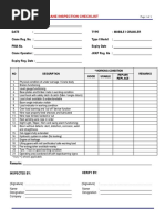 Jackhammer Inspection Checklist | PDF