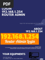 How To Change Converge Wifi Password For ZTE Router | PDF | Technology ...