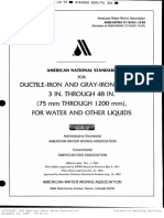 ANSI AWWA C104 - A21.4-16 - Cement-Mortar Lining For Ductile-Iron Pipe and Fittings | PDF | Pipe ...