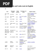 Word Roots Membean ALL | PDF
