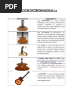 Mga Instrumentong Etniko | PDF