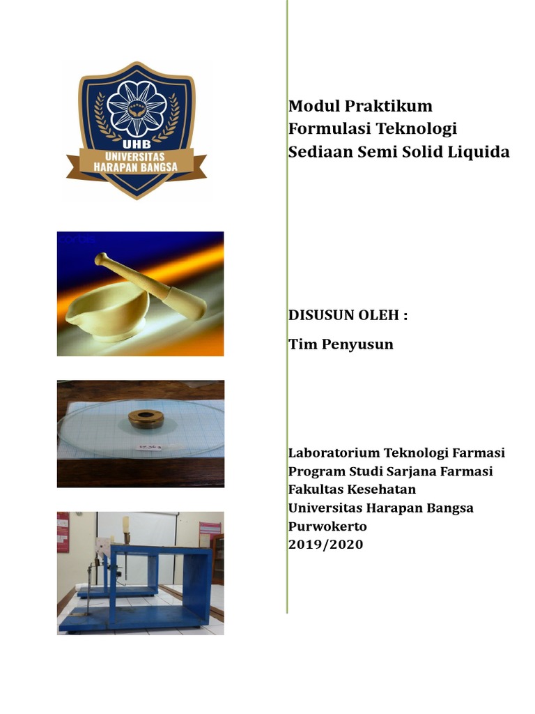 Modul Praktikum Fts Semi Solid Liq | PDF