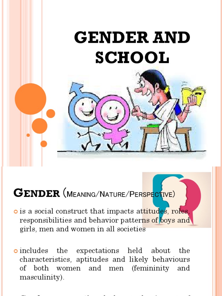 Gender and School | PDF | Gender Role | Socialization