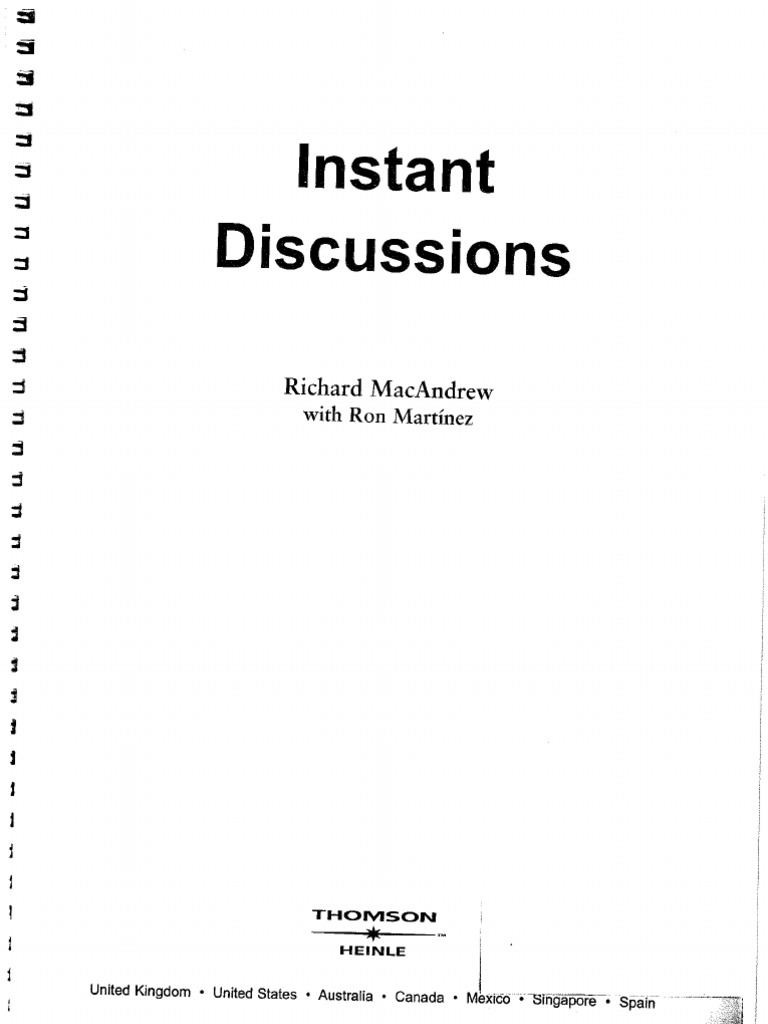 Instant Discussions | PDF