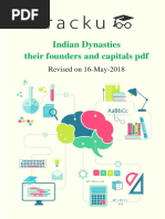 List of Dynasties Their Founder and Capitals | PDF | Ancient India ...