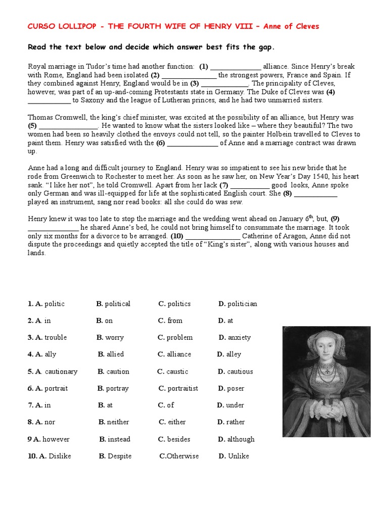 Anne of Cleves: Henry VIII's Fourth Wife | PDF | Henry Viii Of England