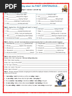 Past Time Words: Grammar Worksheet | PDF | Language Mechanics | Grammar