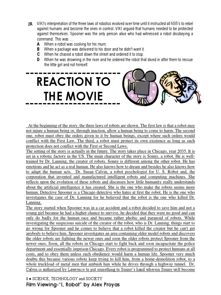 Sts Reaction Final | PDF | Robot | Robotics